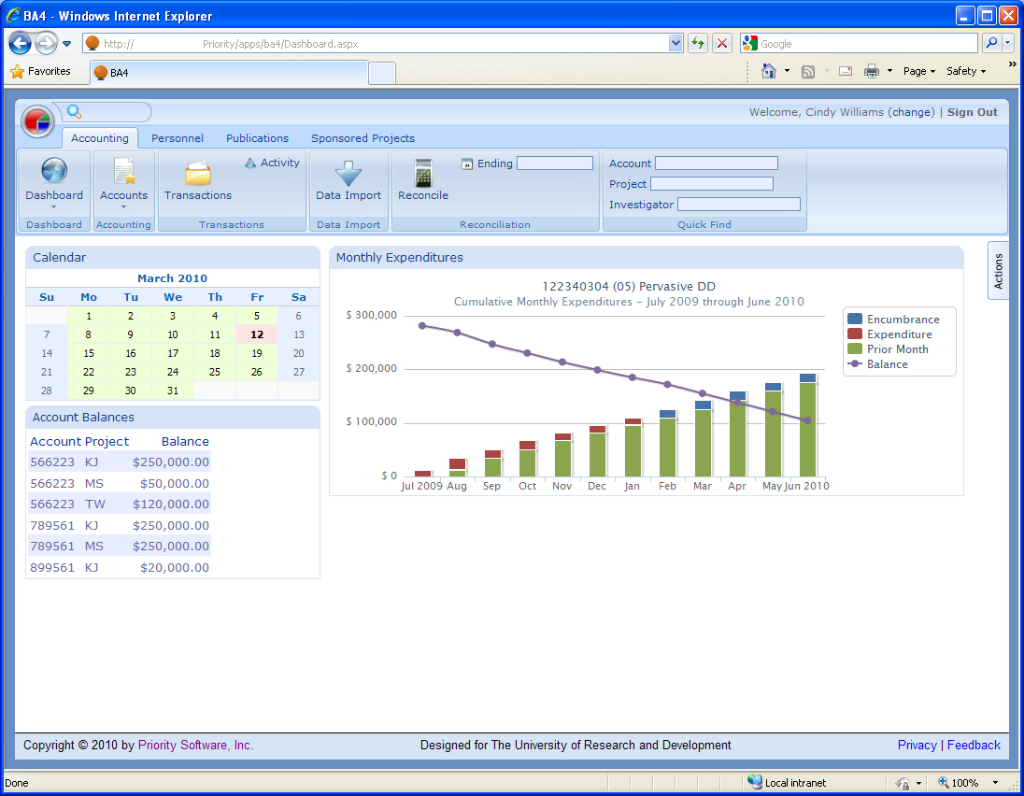 Priority Software® BA Screen Shots - Priority Software, Inc.